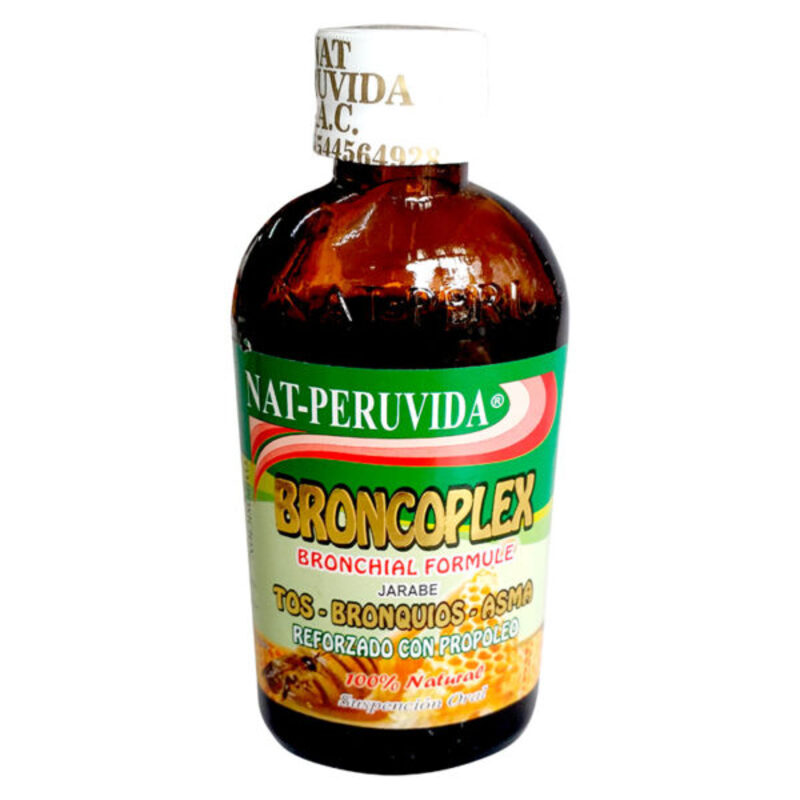 Jarabe broncoplex, NAT-PERUVIDA 200ml – Mystika • Tienda Saludable