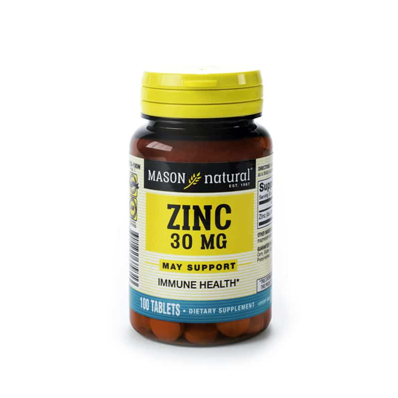 Zinc 30mg 100 Tabletas – Mystika • Tienda Saludable